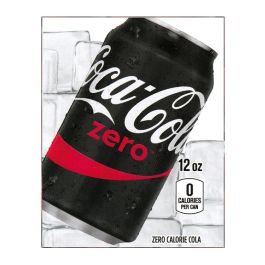 Coca Cola Zero 12 oz Strips for Market Place Machines